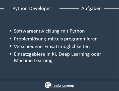 was macht ein python developer berufsbild karriere