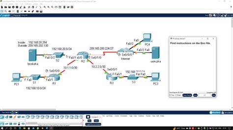 assist with cisco network designs and configuration of packet tracer