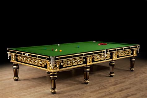 antique billiard snooker pool table gilded cox and yeman london england