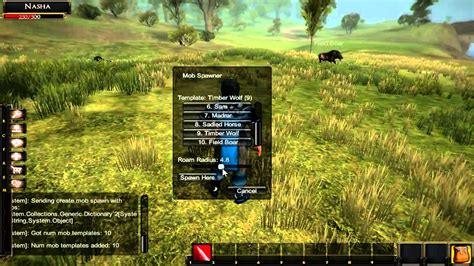 unity 3d mmorpg kit test 1 youtube