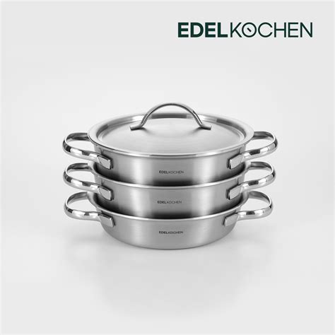[edelkochen] 에델코첸 통5중 착착 냄비세트 16cm 세트 사틴 Lg생활건강 가족몰