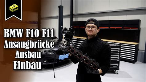 bmw f10 f11 b47 motor ansaugbrücke wechseln ausbauen einbauen bmw