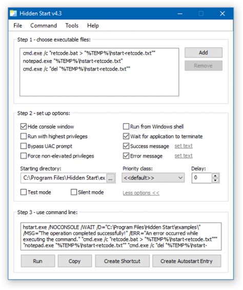 how to run batch files silently in background on windows 11 10