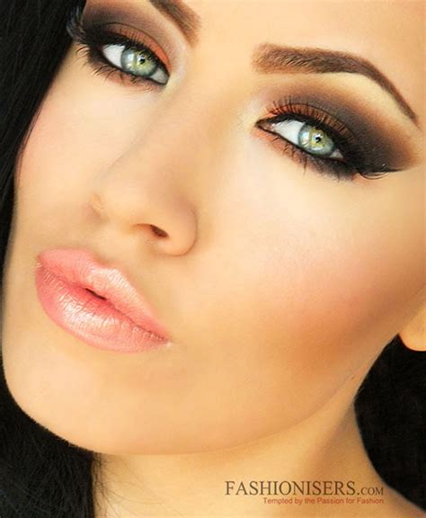 Orange And Brown Smokey Eye Makeup Tutorial Fashionisers©
