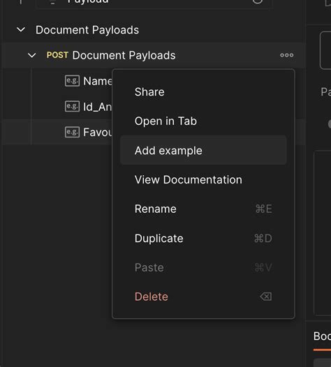 document all the payloads for the requests 🙋 help postman community