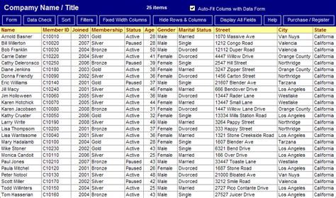 data sheet program excel programs and vba tips