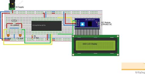 interfacing i2c lcd 16×2 with pic16f877a microcontrollers