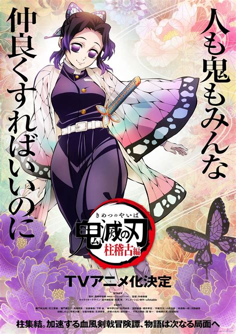 テレビアニメ「鬼滅の刃」柱稽古編 ティザービジュアル 胡蝶しのぶ Keyvisual Teaser Shinobu Kocho Anime