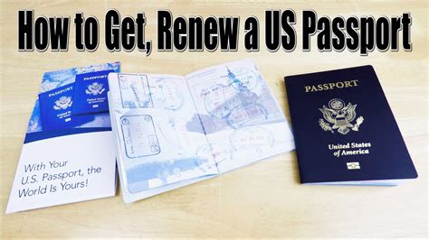 How To Get Or Renew A Passport Step By Step Youtube