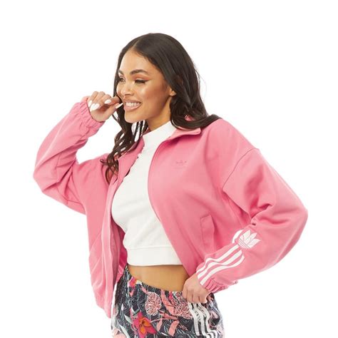 Adidas Originals Damen Adicolor 3d Trefoil Trainingstops Rosa
