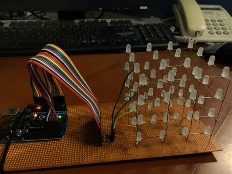 arduino projects led 4x4x4 led cube arduino projects