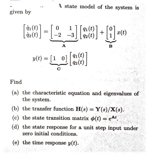 solved 9 consider a continuous time lti system with system