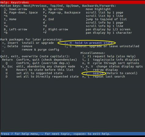 cómo excluir un paquete específico de apt get upgrade conpilar es