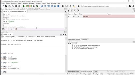 meilleur tuto gratuit data science avec python types de variables et