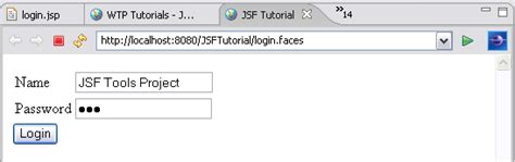 wtp tutorials javaserver faces tools milestone5 tutorial title