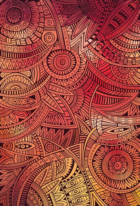 Abstract Vector Tribal Ethnic Background Pattern 40824301 Vector Art At