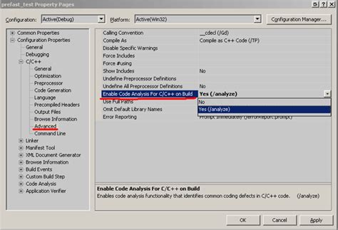 using prefast for static code analysis codeproject