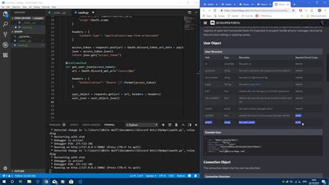 discord oauth2 tutorial episode 4 getting the user object youtube