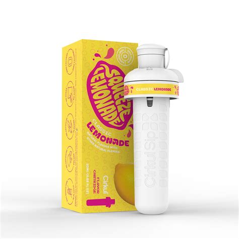 Cirkul Squeeze Classic Lemonade Flavor Cartridge Drink Mix 4 Pack