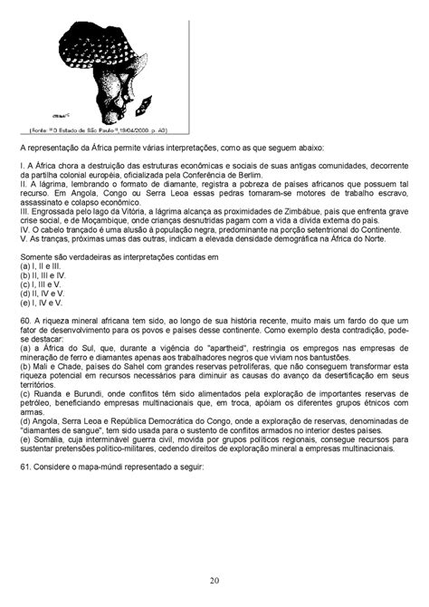 Jornal Ponto Com Geografia 8° Ano ExercÍcios Sobre A África Com
