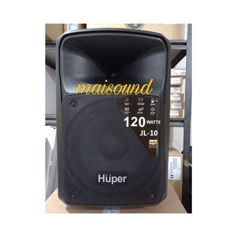 Jual Speaker Portable Huper Jl 10 Inch Original Huper Jl10 Meeting Free