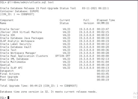 upgrading a cdb and pdb from 12c to19c using manual upgrade