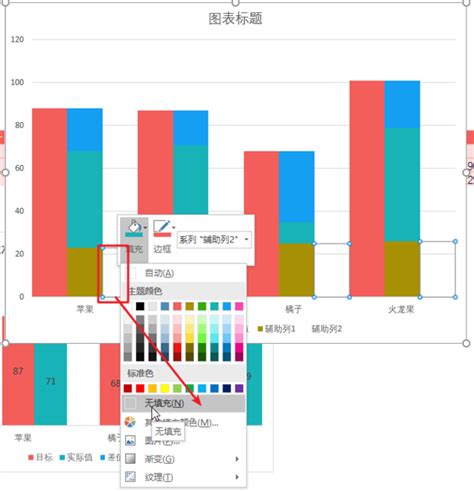 怎样制作excel柱状图和堆积柱状图的组合图 360新知