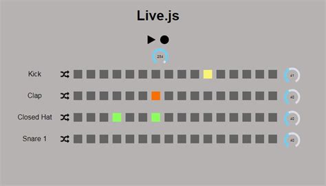 a drum synthesizer sequencer built with tone js and vue