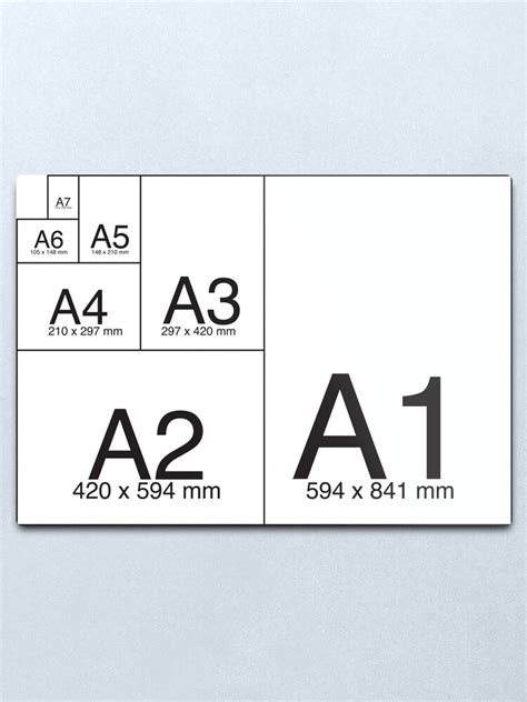 Paper Sizes A4 A5 A6