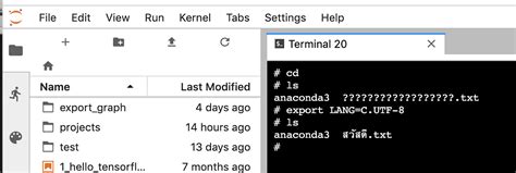 jupyter lab terminal non utf8 fix encoding by kobkrit viriyayudhakorn