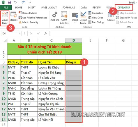 cách tạo ô checkbox hàng loạt trên file excel rất dễ
