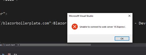 unable to connect to web server iis express · issue 61
