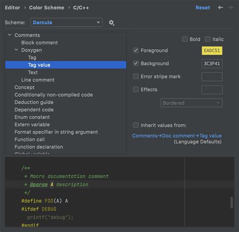 jetbrains clion ide on twitter you can now configure the colors that
