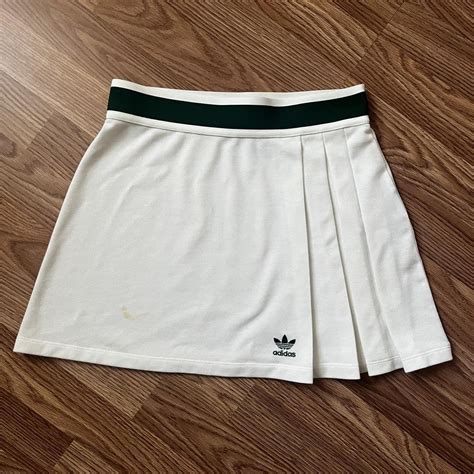 Pleated Adidas Tennis Skirt Some Stains Depop