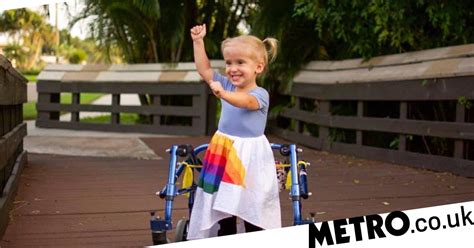 Two Year Old With Spina Bifida Doesnt Let Her Condition Stop Her