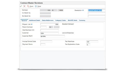 contract and service billing oracle