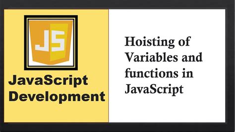 hoisting of variable and functions in javascript youtube