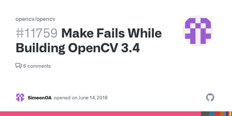 make fails while building opencv 3 4 · issue 11759 · opencv opencv