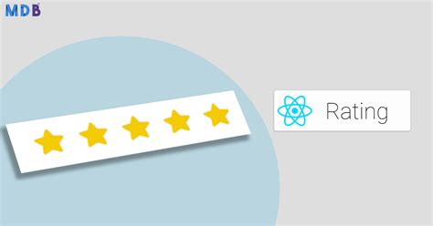 react star rating material design for bootstrap
