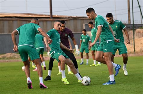 استعدادات المنتخب الوطني المغربي لمباراته أمام الكونغو الديمقراطية