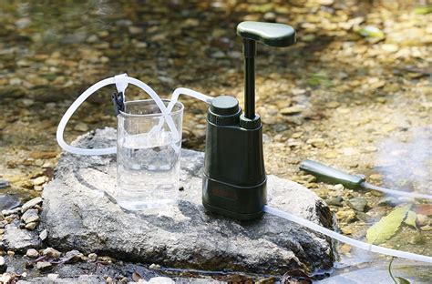 泥水が飲み水に！【一家一台、非常用に水確保】ポータブル浄水器サバイバーフィルター Campfire キャンプファイヤー