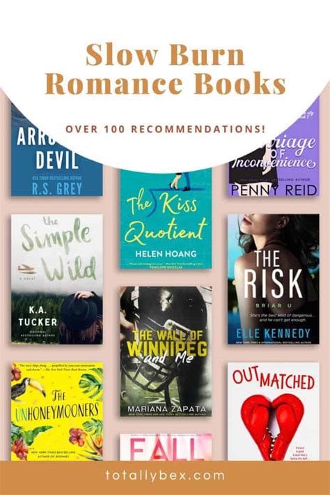 100 Of The Best Slow Burn Romance Books Totally Bex