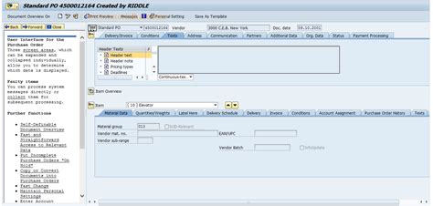 mex3 sap tcode display purchasing document transaction code