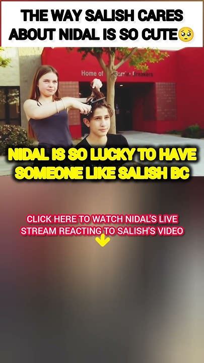 The Way Salish Matter Cares About Nidal Wonder Is So Cute 🥰🥺 Nalish