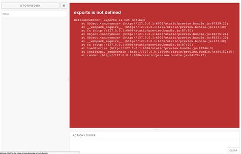 npm run storybook fails after updating storybook · issue 1819