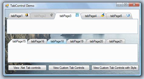 create custom design for a tab control vb net csharp php