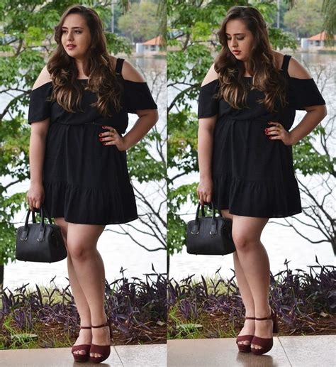 Look Plus Size Com Vestido Ciganinha Look Plus Size Look Plus Vestidos