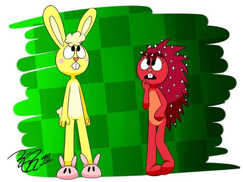 Cuddles And Flaky Art By Rgr98 Happy Tree Friends