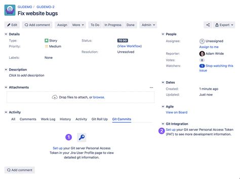 enforced git permissions for users git integration for jira self managed