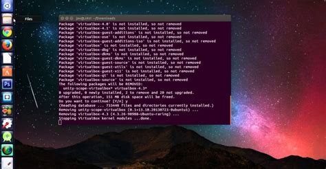 3 steps for remove software virtualbox in ubuntu
